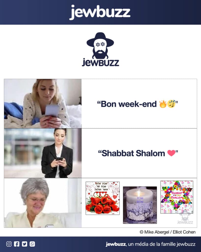jewbuzz | jewbuzz - Les messages de Shabbat selon la génération